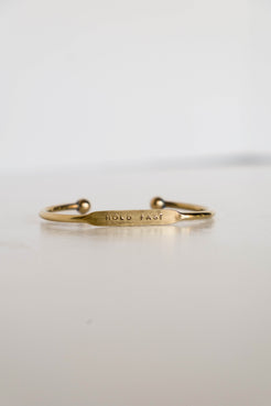 Personalized Minimal Brass Cuff – Freed Outfitters